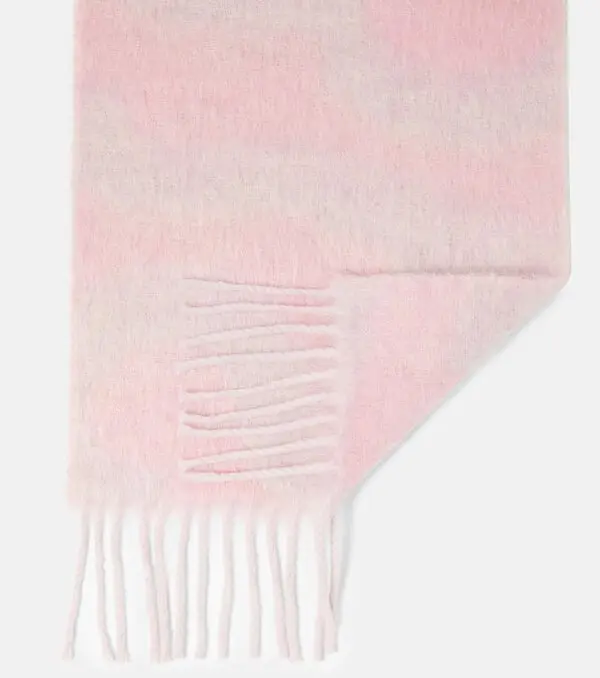 Acne Studios Logo Wool-blend Scarf