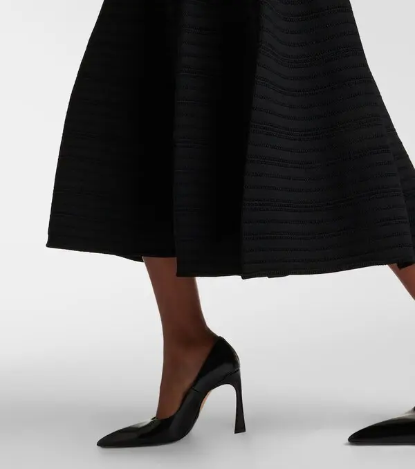 Victoria Beckham Jersey Midi Skirt