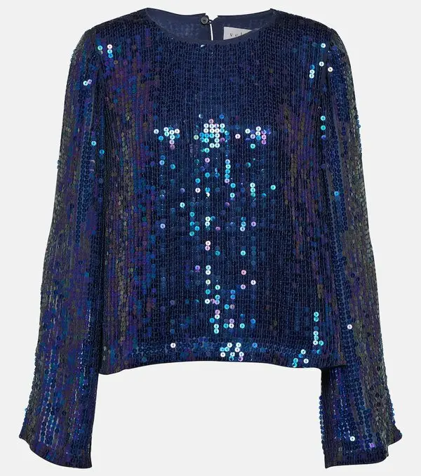 Velvet By Graham & Spencer Evie Sequined Top