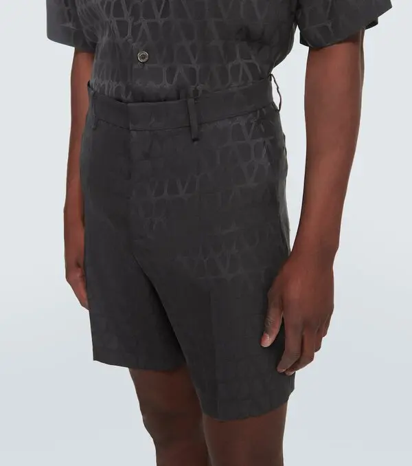 Valentino Garavani Toile Iconographe Silk Shorts