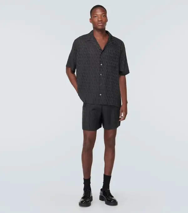 Valentino Garavani Toile Iconographe Silk Shorts