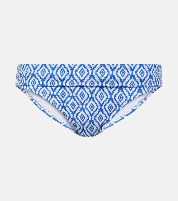 Heidi Klein Sardinia Printed Bikini Bottom - Blue