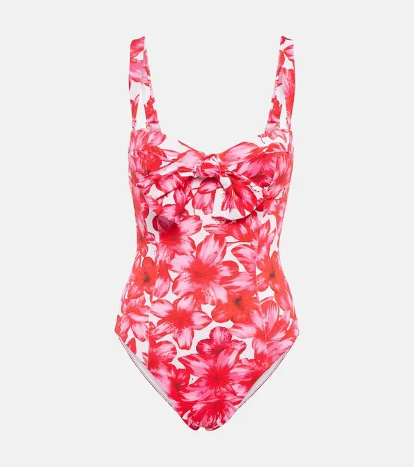 ALEXANDRA MIRO Carla Bird Of Paradise Printed Swimsuit - Multicoloured