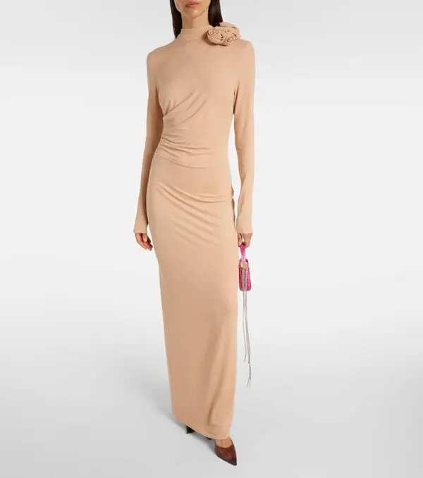Magda Butrym Floral-appliqué Gown