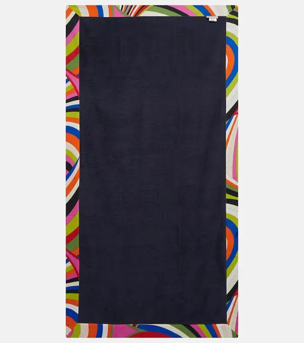Emilio Pucci Abstract Cotton Beach Towel