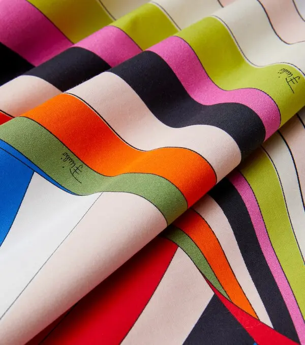 Emilio Pucci Abstract Cotton Beach Towel