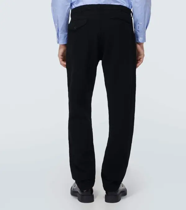 Comme Des Garçons Wool-blend Full-length Pants