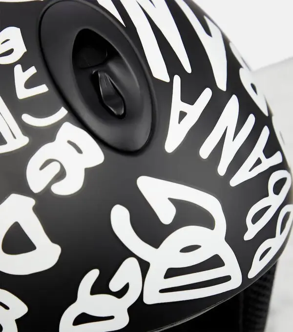 Dolce & Gabbana Logo Print Ski Helmet