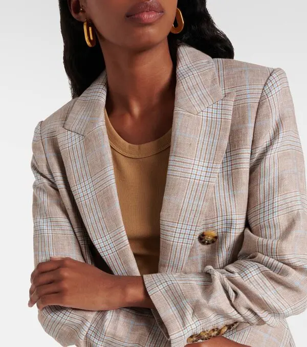 Veronica Beard Beacon Dickey Linen Blazer