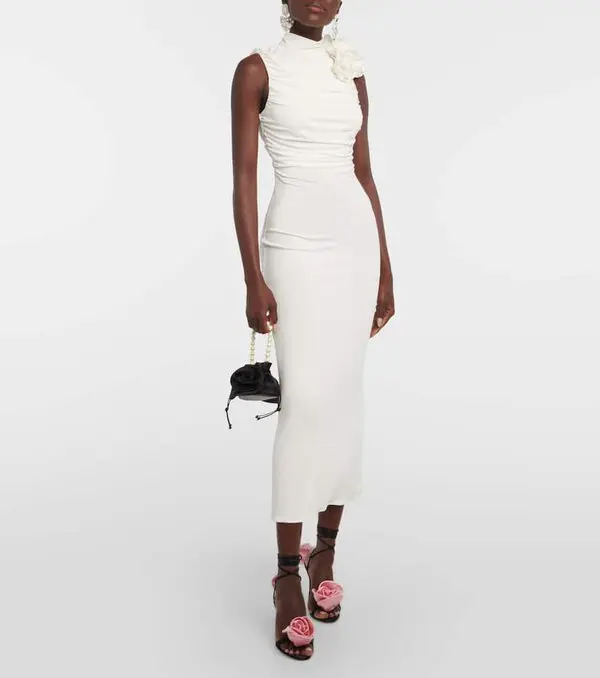 Magda Butrym Floral-appliqué Sandals