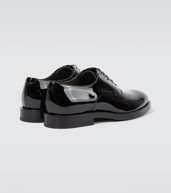 Brunello Cucinelli Patent Leather Oxford Shoes