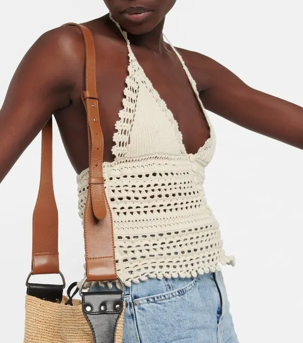 Isabel Marant Étoile Frinley Cotton Crochet Halter Top