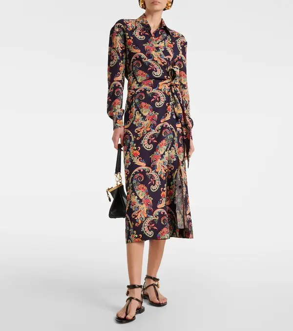 Etro Paisley Shirt Dress