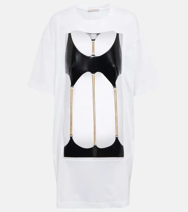 CHRISTOPHER KANE Embellished Cotton T-shirt - White