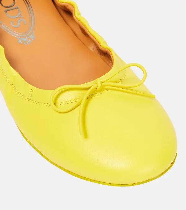 TOD'S Bubble Ballerinas - Yellow
