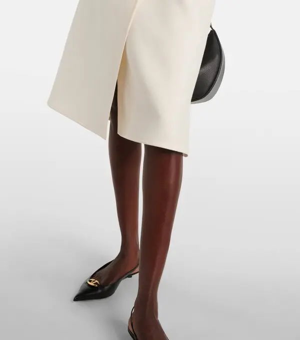 Valentino Garavani Crepe Couture Midi Skirt