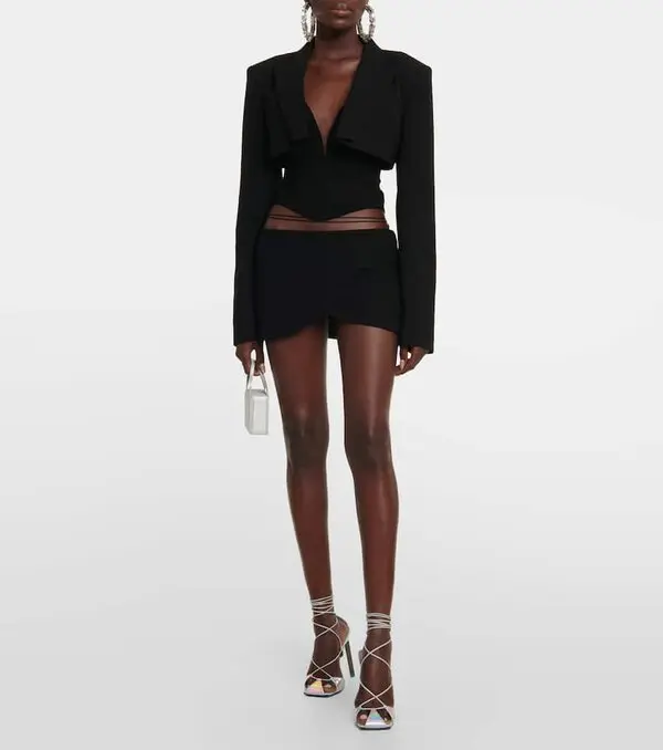 MONOT Wrap Miniskirt