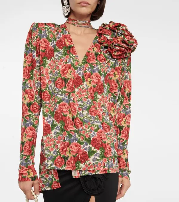 Magda Butrym Floral Blouse