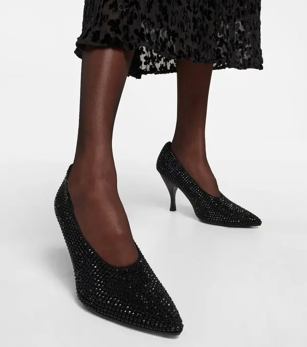 Tory Burch Crystal-embellished Pumps