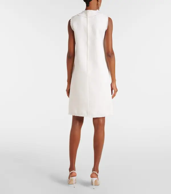 Dolce & Gabbana Wool-blend Tweed Shift Dress