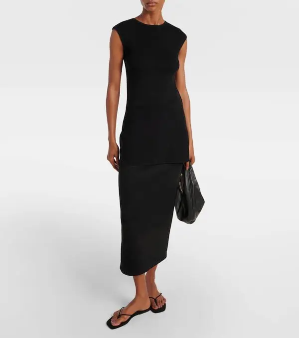 Max Mara Soldino Ribbed-knit Top
