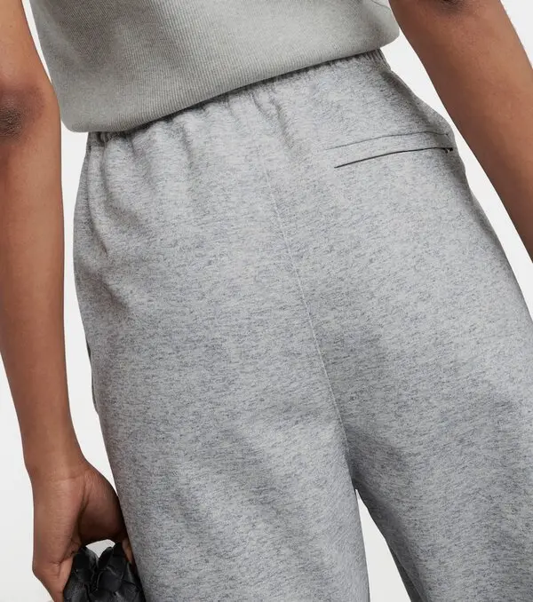 Bottega Veneta Trompe L'oeil Leather Sweatpants