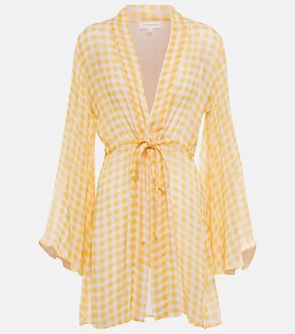 ALEXANDRA MIRO Checked Minidress - Multicoloured