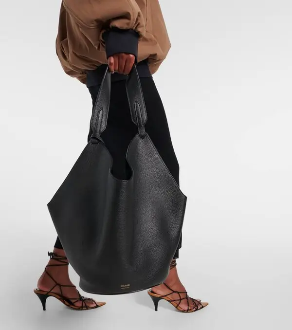 Khaite Lotus Medium Leather Tote