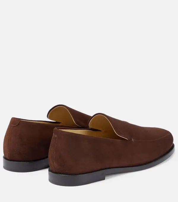 Khaite Alessio Suede Loafers - Brown
