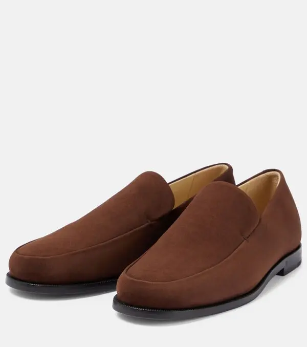 Khaite Alessio Suede Loafers - Brown