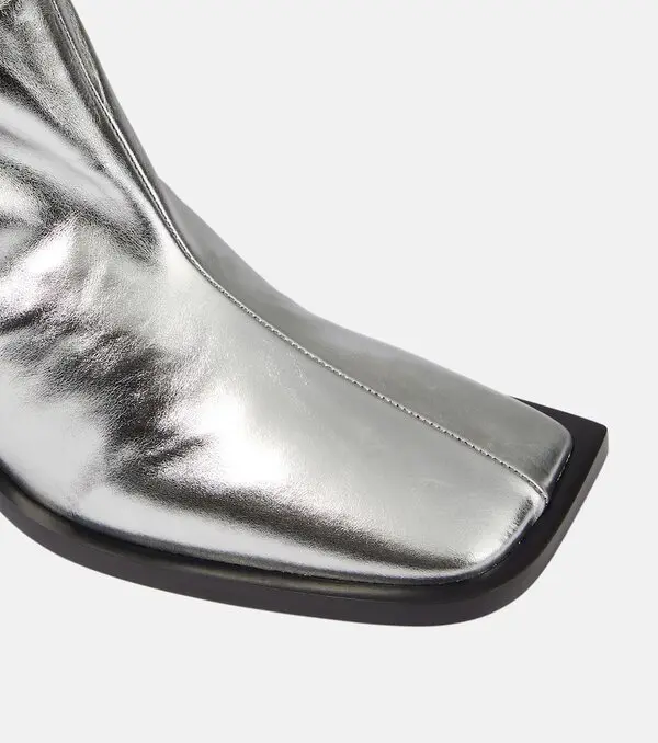 JIL SANDER Leather Knee-high Boots