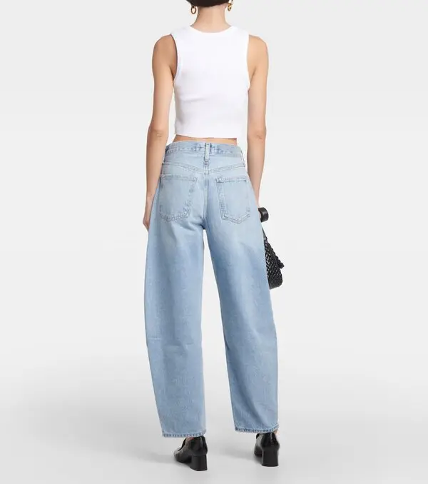AGOLDE Ribbed Knit Crop Top