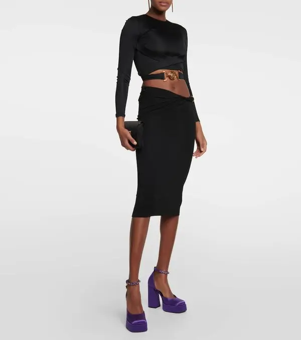 Versace Medusa Aevitas Platform Pumps