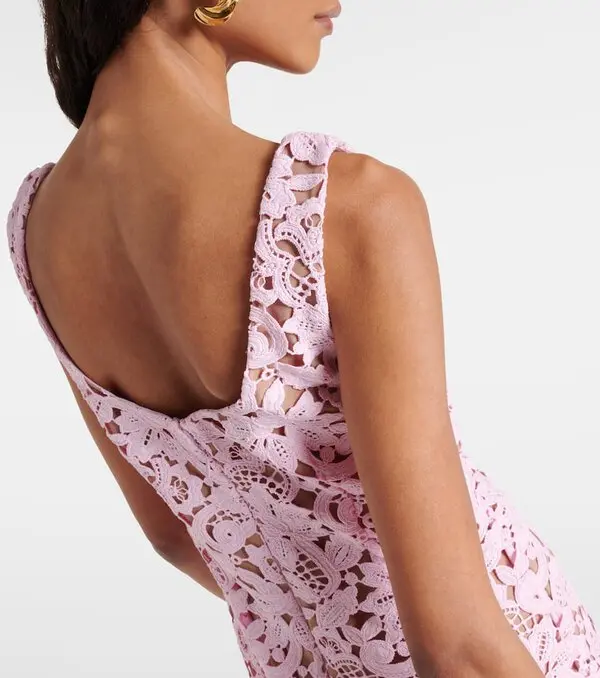 SELF-PORTRAIT Floral Lace Mini Dress