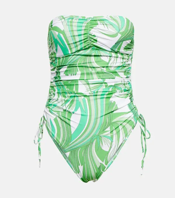 Melissa Odabash Sydney Strapless Swimsuit - Green