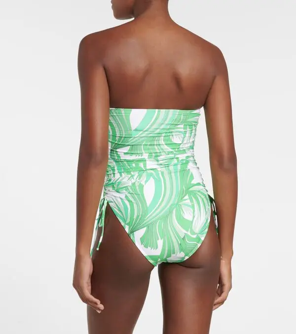 Melissa Odabash Sydney Strapless Swimsuit - Green