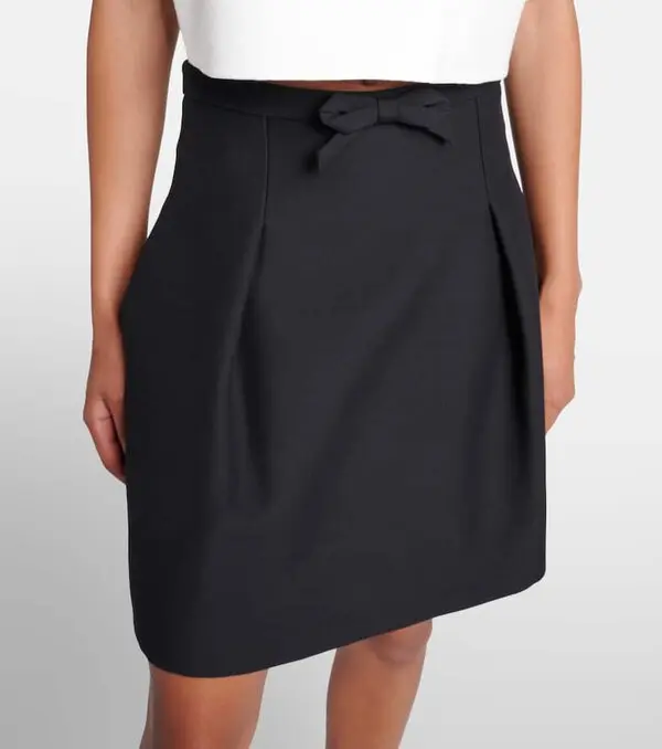 Valentino Garavani Crepe Couture Miniskirt