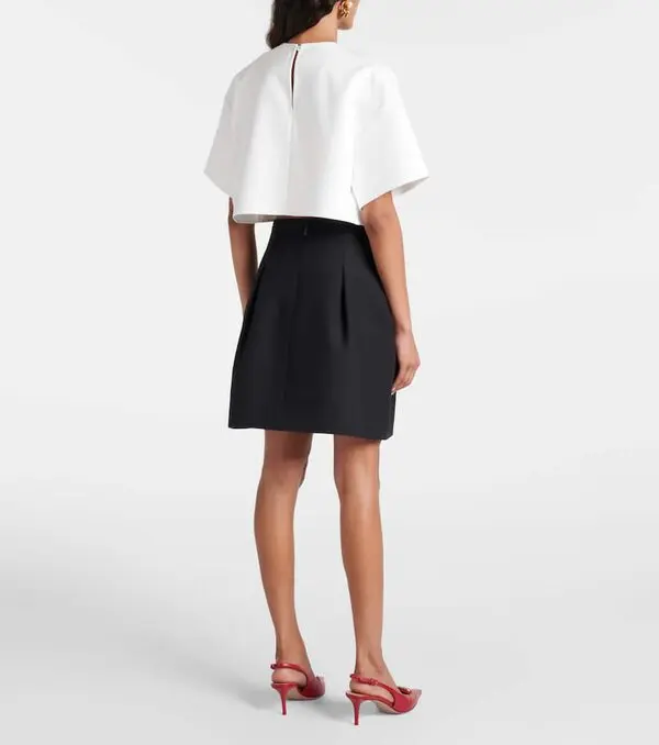 Valentino Garavani Crepe Couture Miniskirt