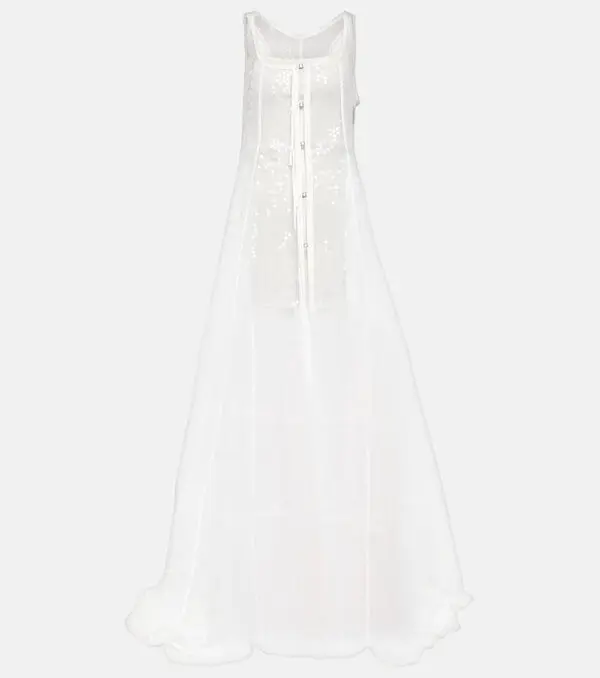 Jacquemus La Robe Dentelle" Embellished Gown