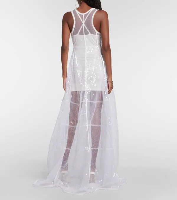 Jacquemus La Robe Dentelle" Embellished Gown