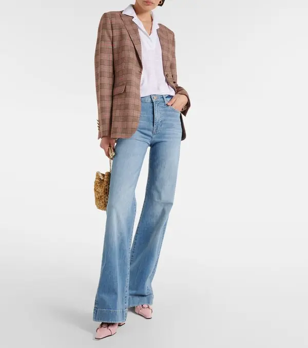 7 For All Mankind Modern Dojo High-rise Flared Jeans