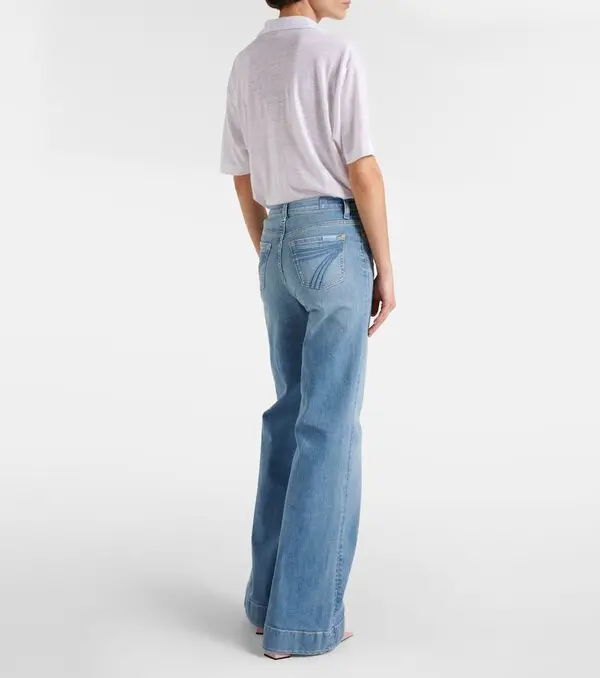 7 For All Mankind Modern Dojo High-rise Flared Jeans