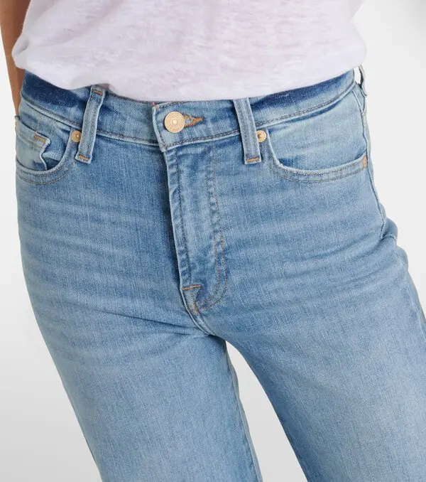 7 For All Mankind Modern Dojo High-rise Flared Jeans