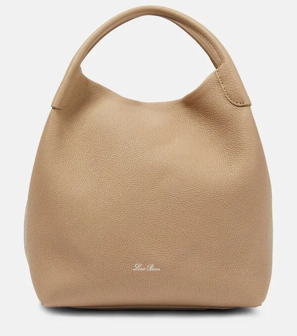 Loro Piana Bale Large Leather Tote - Beige
