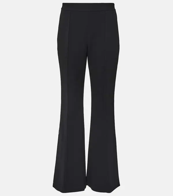 Tory Burch Crepe Flared Trousers