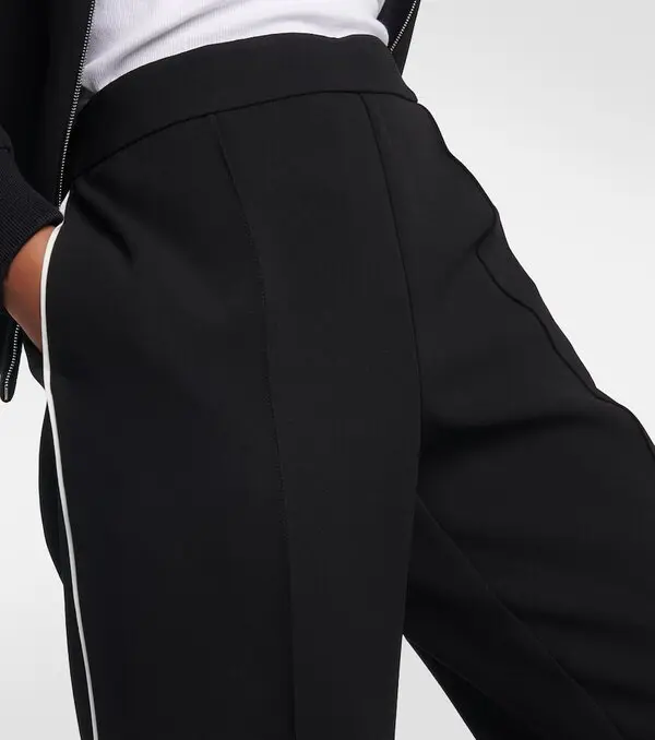 Tory Burch Crepe Flared Trousers