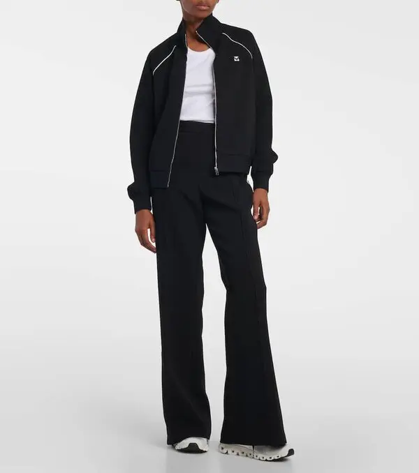 Tory Burch Crepe Flared Trousers