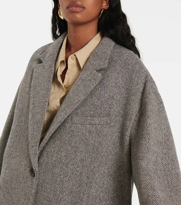 MARANT ETOILE Limizag Wool-blend Coat