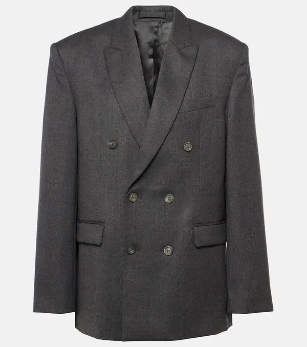 Wardrobe.NYC Double-breasted Wool Blazer