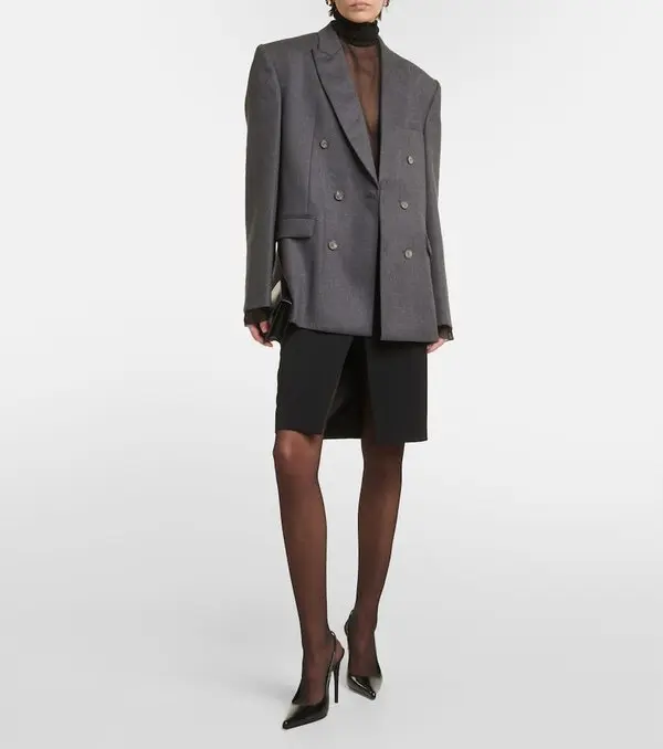 Wardrobe.NYC Double-breasted Wool Blazer